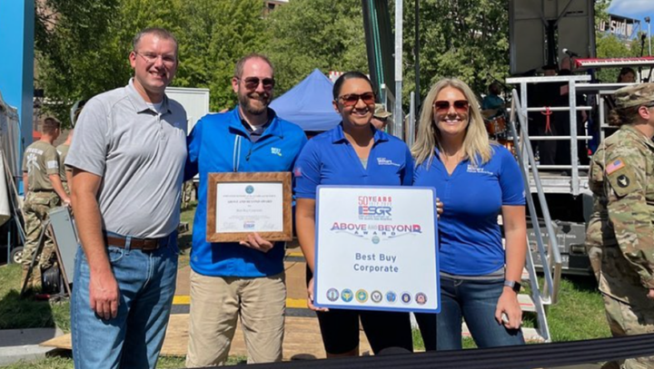 Best Buy recognized for support of military employees - Best Buy ...